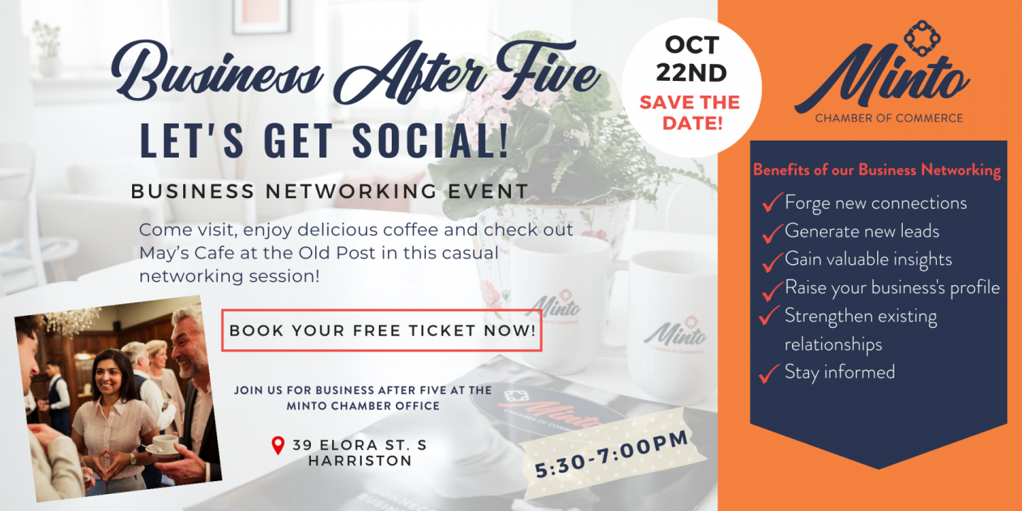 Networking Events (After 5 & Coffee Connections) - Minto Chamber of ...